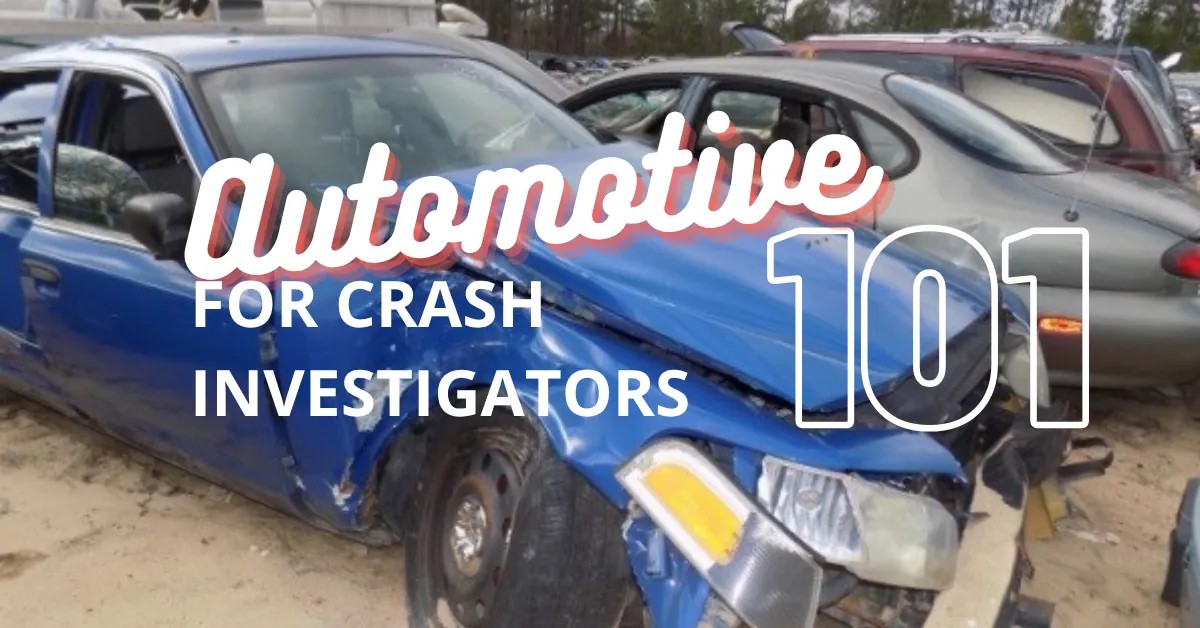 Auto 101 for Crash Investigators – (5) Seat Bundle - Traffic Cop Labs
